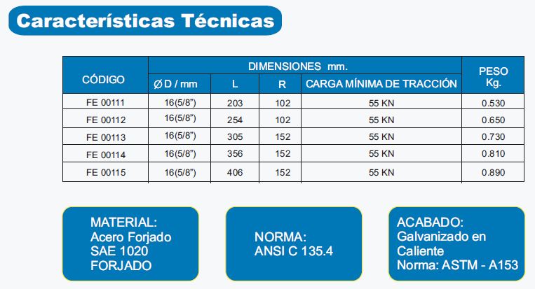 PERNO ANGULAR CON OJAL - InnovaTec EyE